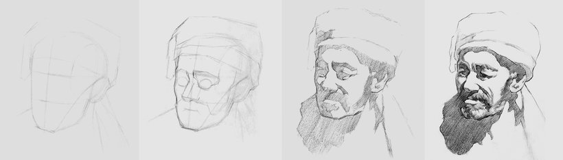 Online Course - Fundamentals of Portrait Drawing with Pencil (Matt ...