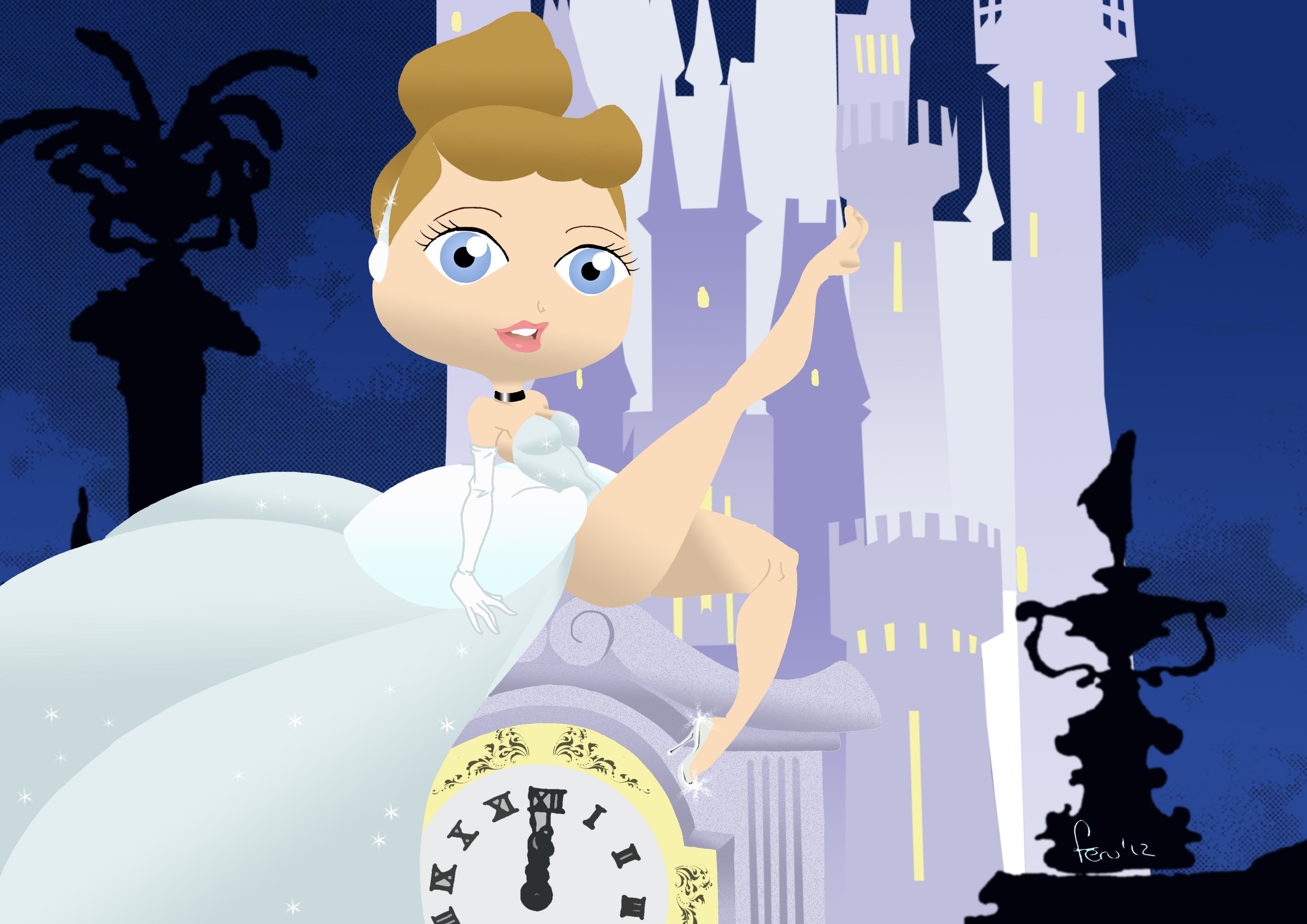 Disney Princess Pin Up Domestika