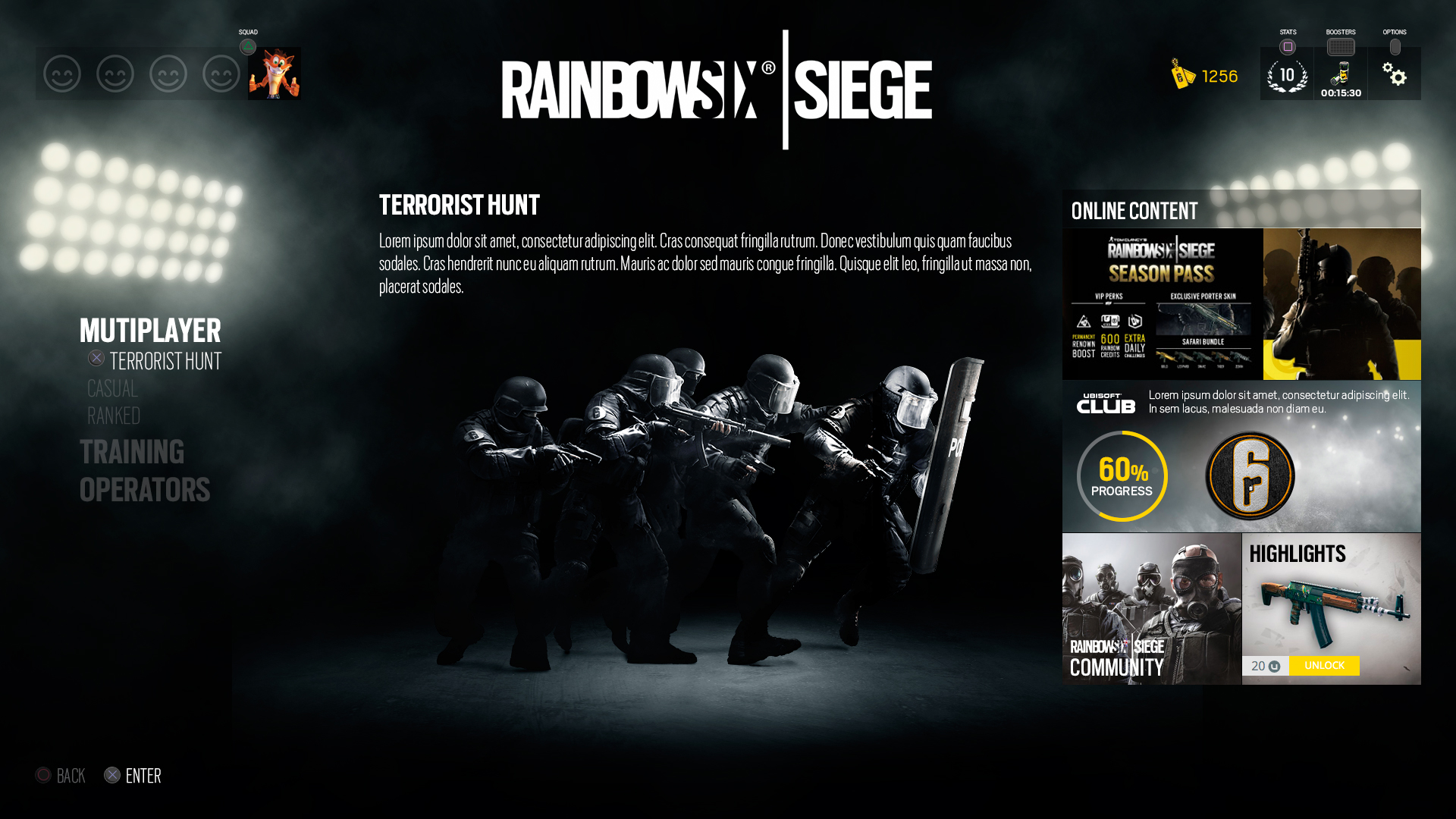Tom Clancy's Rainbow Six® Siege | Domestika
